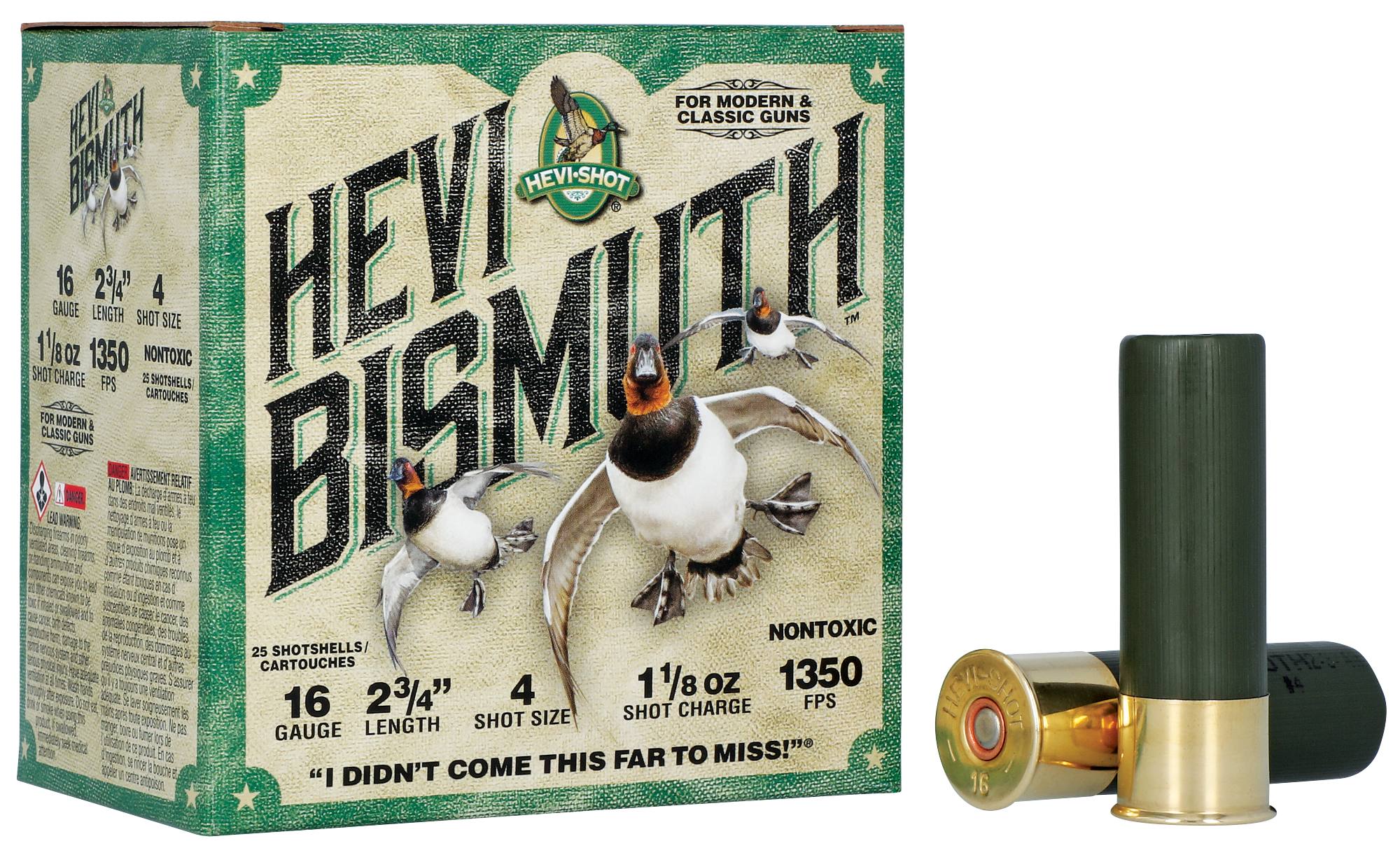 Buy Hevi-Bismuth 16 Gauge Ammo | 4 Shot, 1 1/8 oz, 2-3/4in / 70mm, 1350 ...