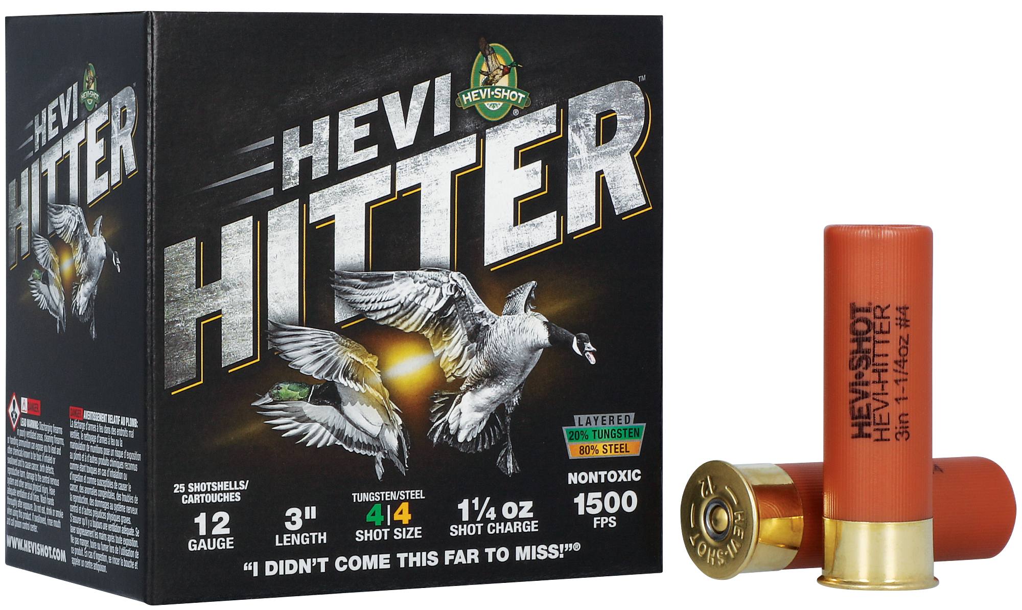 Buy HEVI-Hitter 12 Gauge Ammo | 4 Shot, 1 1/4 oz, 3in / 76mm, 1500 FPS ...