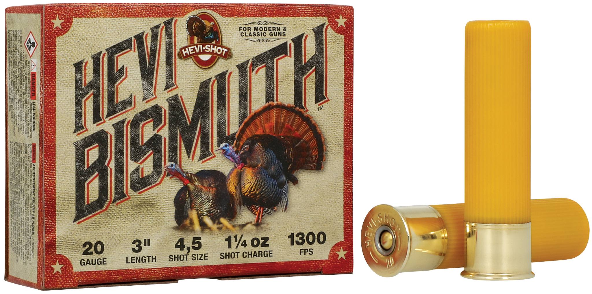 Buy HEVI-Bismuth Turkey 20 Gauge Ammo | 4 and 5 Shot, 1 1/4 oz, 3in ...