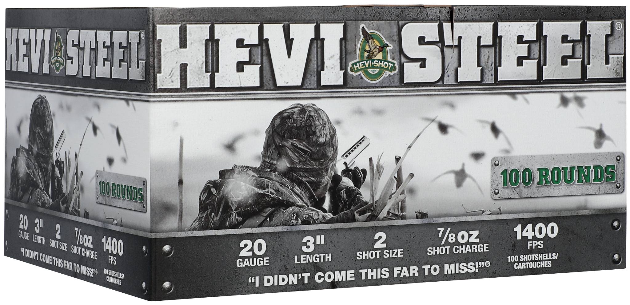 Buy Hevi-Steel 20 Gauge Ammo | 2 Shot, 7/8 oz, 3in / 76mm, 1400 FPS ...