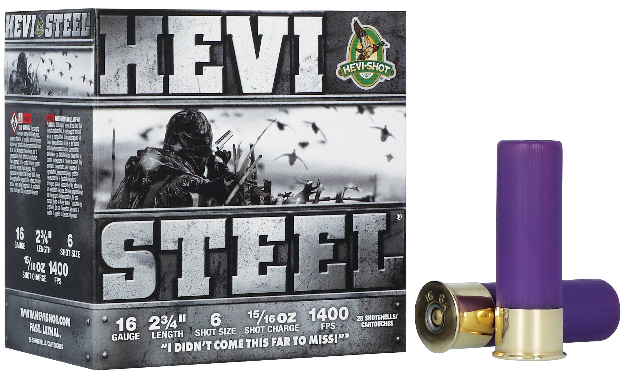 Buy Hevi-Steel 16 Gauge Ammo | 6 Shot, 15/16 oz, 2-3/4in / 70mm, 1400 ...