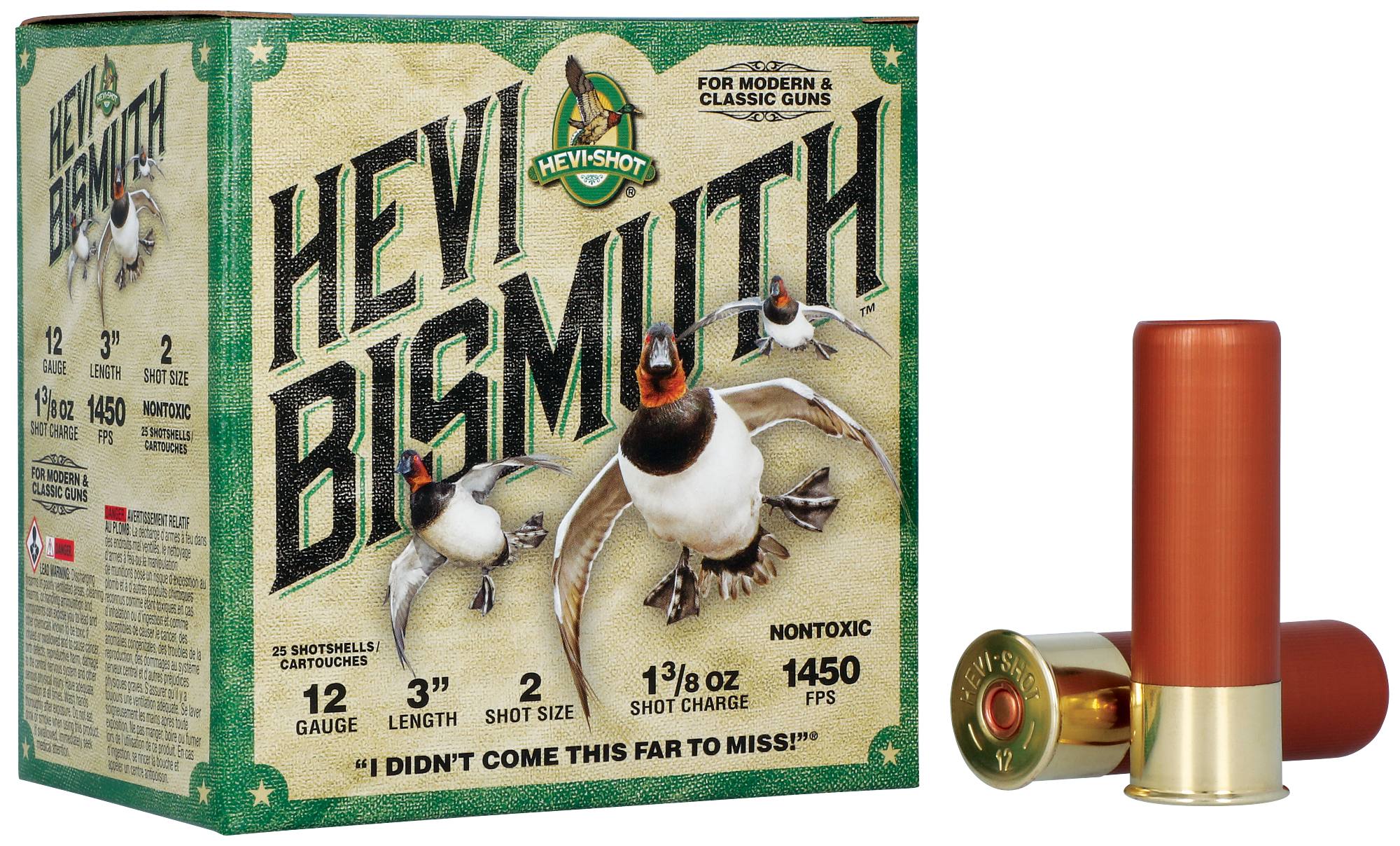 Buy Hevi-Bismuth, 12 Gauge, 2 Shot, 3 in, 1 3/8 oz, 1450 fps Ammo ...